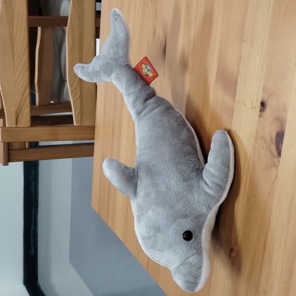 Adventure Planet | Toys | Adventure Planet Gray Dolphin Plush Stuffed ...